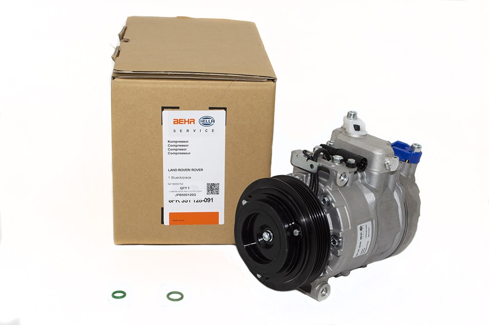Compressor And Clutch Assy - JPB500120G - BEHR - Vitesse Land Rover ...