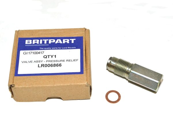 Valve Assy - Pressure Relief - LR006866 - BRITPART - Vitesse Land Rover ...