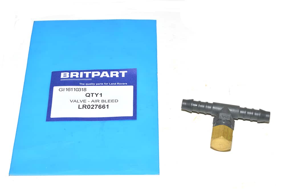 Valve - Air Bleed - LR027661 - BRITPART - Vitesse Land Rover Parts Shop