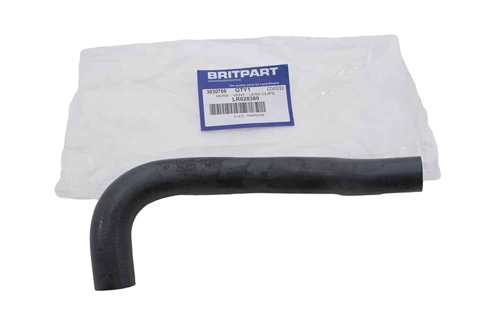 Hose - Vent - Less Clips - LR028380 - BRITPART - Vitesse Land Rover ...
