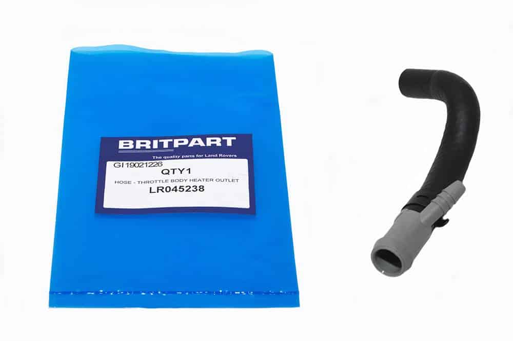 Hose - Throttle Body Heater Outlet - LR045238 - BRITPART - Vitesse Land ...
