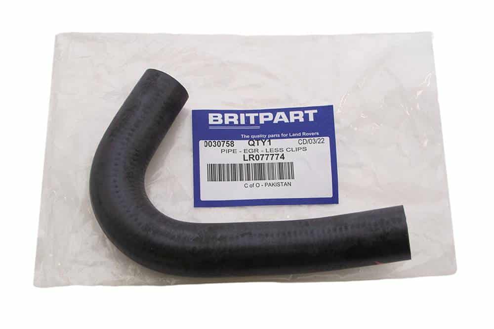 Pipe - Egr - Less Clips - LR077774 - BRITPART - Vitesse Land Rover ...
