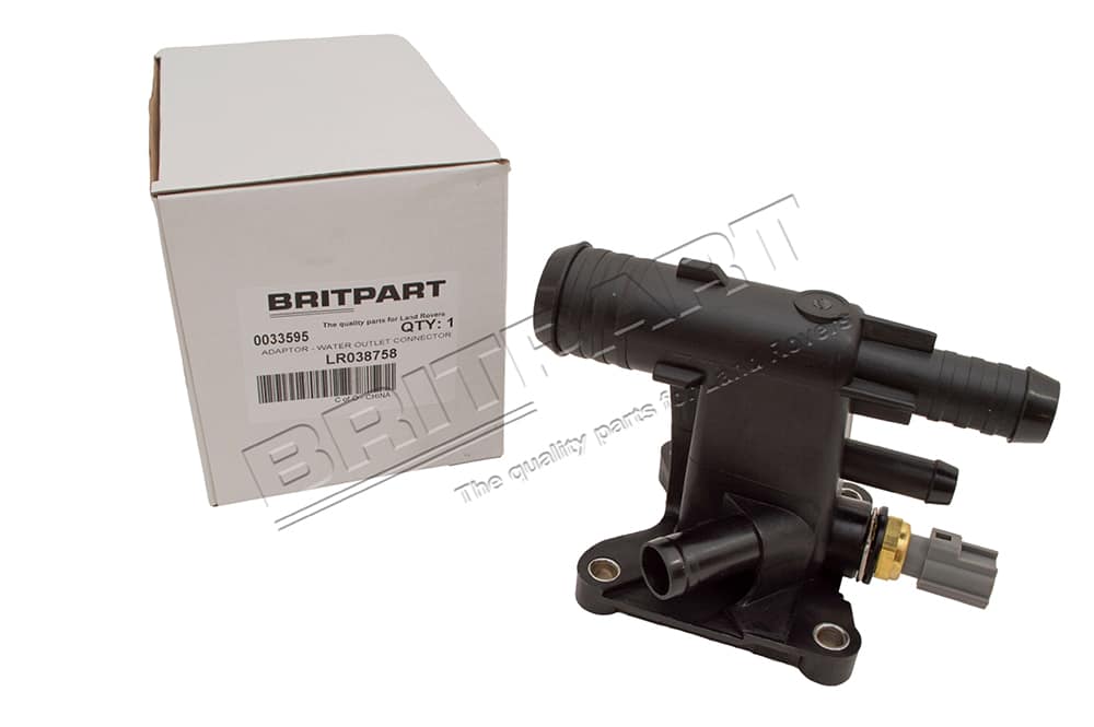 Adaptor - Water Outlet Connector - LR038758 - BRITPART - Vitesse Land ...